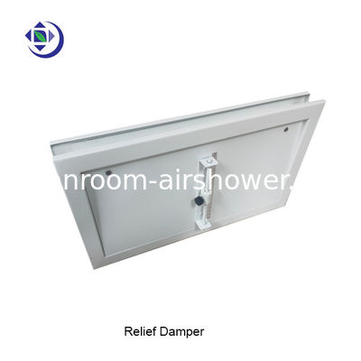 Clean Room Relief Damper , Pressure Damper For 2" Sandwich Panel
