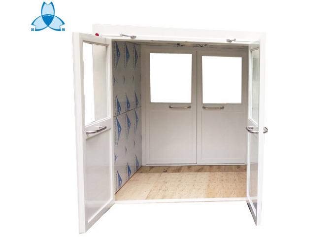 Big Area Dynamic Pass Box , Clean Room Pass Through Window With Double ...