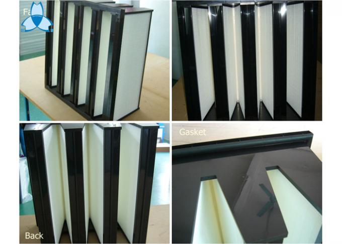 Customized Rigid V Cell Filter Air Filter H10 - H14 Filtration Grade