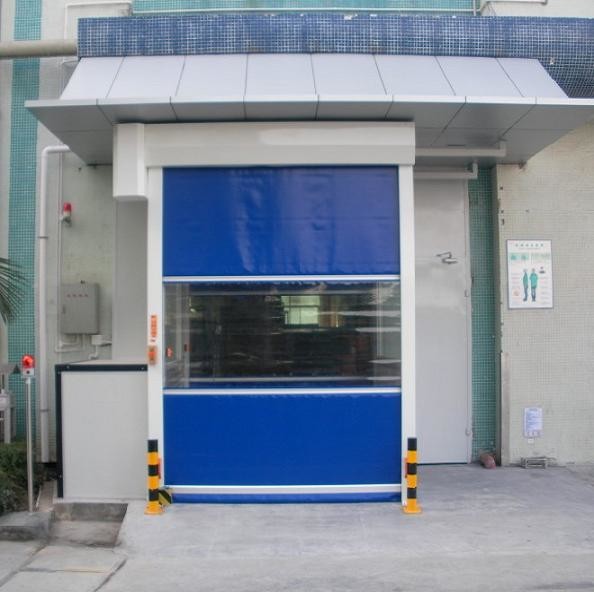 Auto Anti-static PVC High Speed Shutter Door / Fast Speed Scroll Door ...